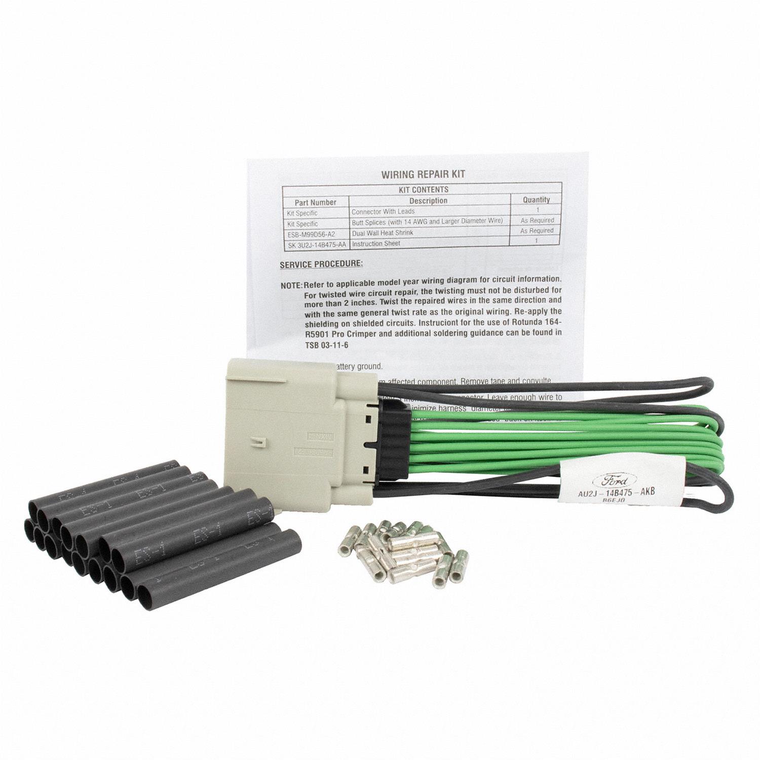 Motorcraft AU2Z14S411AKB Motorcraft Wiring Connectors | Summit Racing
