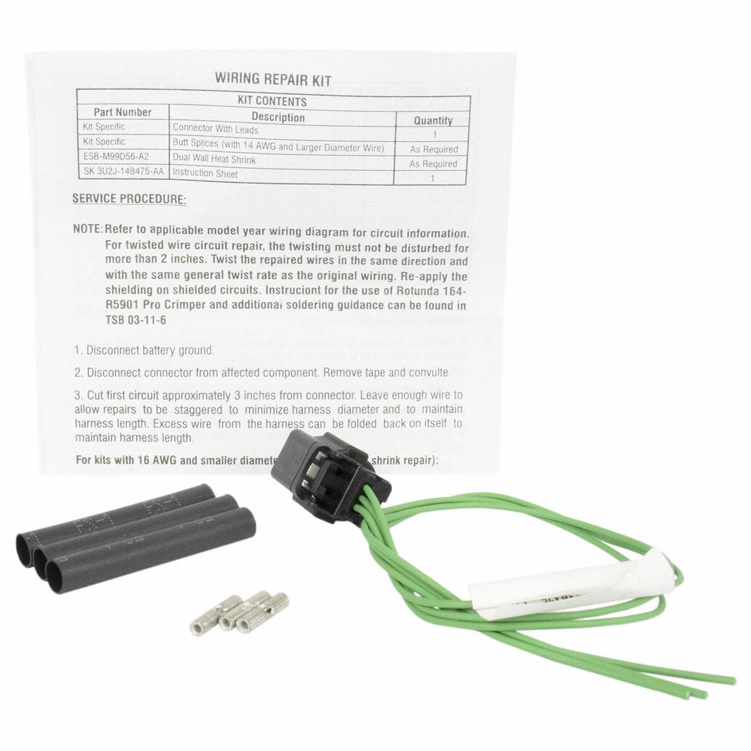Motorcraft 9U2Z14S411CD Motorcraft Wiring Connectors | Summit Racing