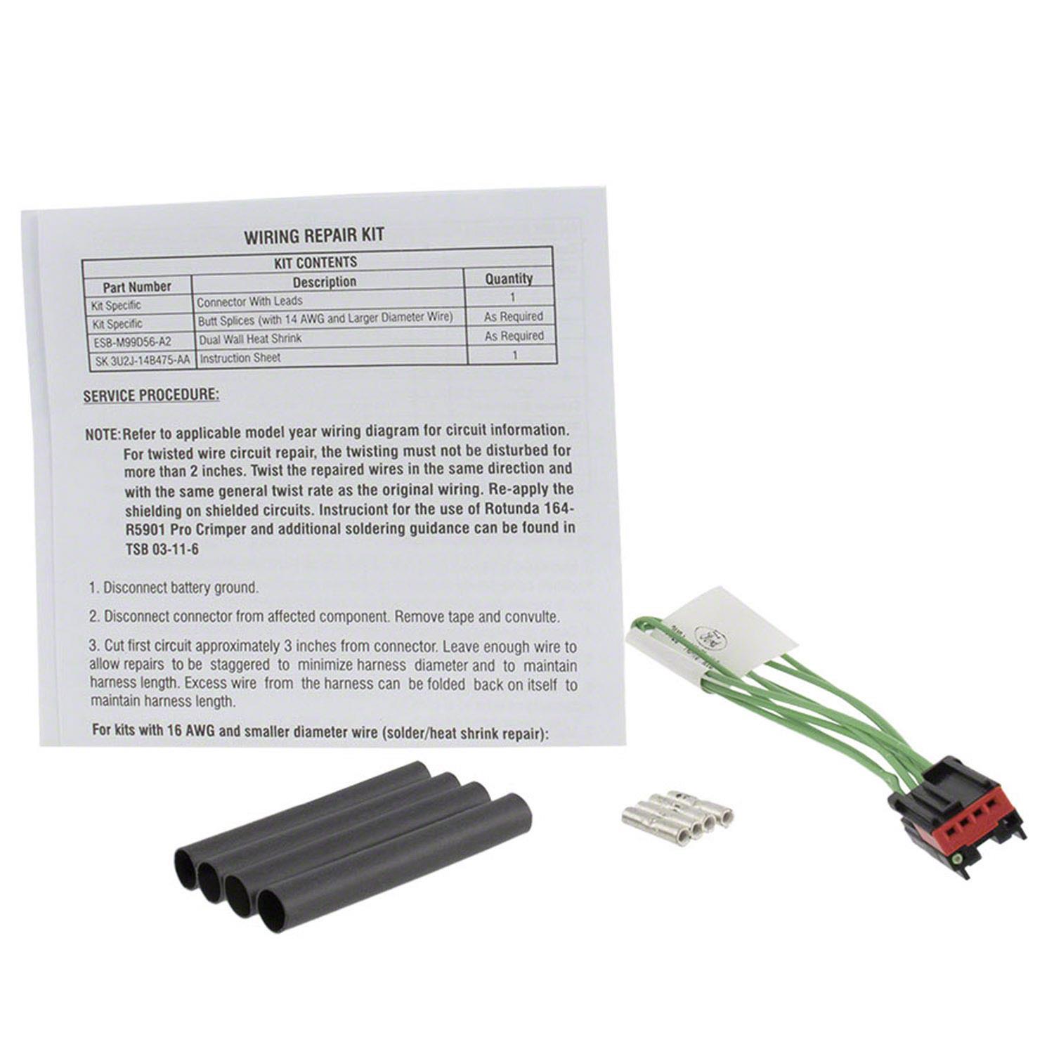 Motorcraft 3U2Z14S411KYC Motorcraft Wiring Connectors | Summit Racing