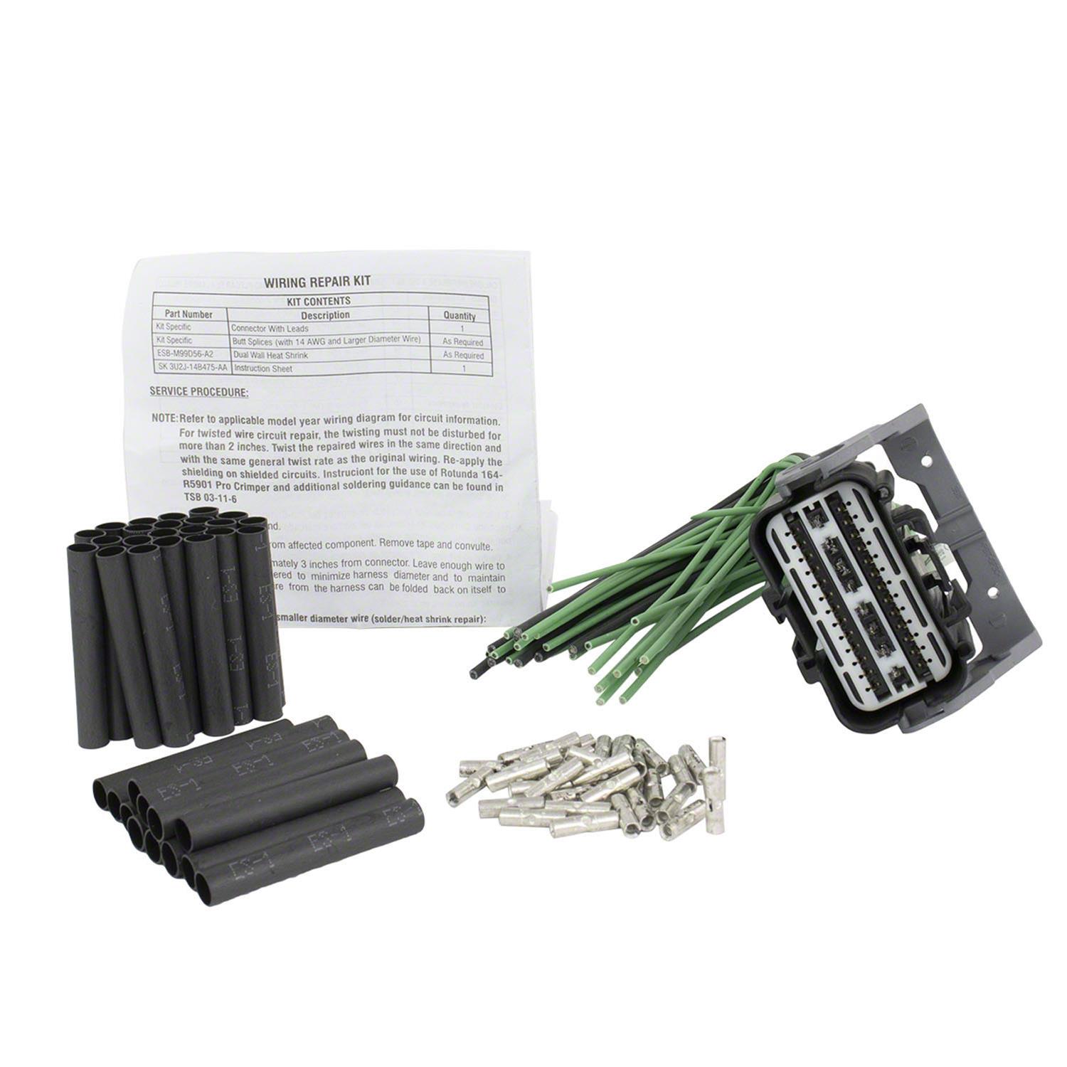 Motorcraft KU2Z14S411TA Motorcraft Wiring Connectors | Summit Racing