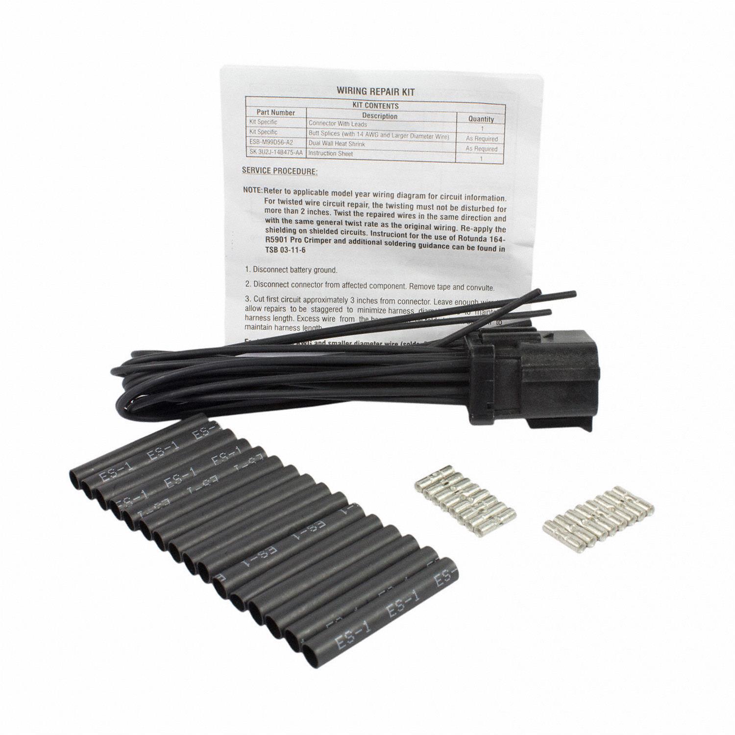 Motorcraft 3U2Z14S411JVA Motorcraft Wiring Connectors | Summit Racing
