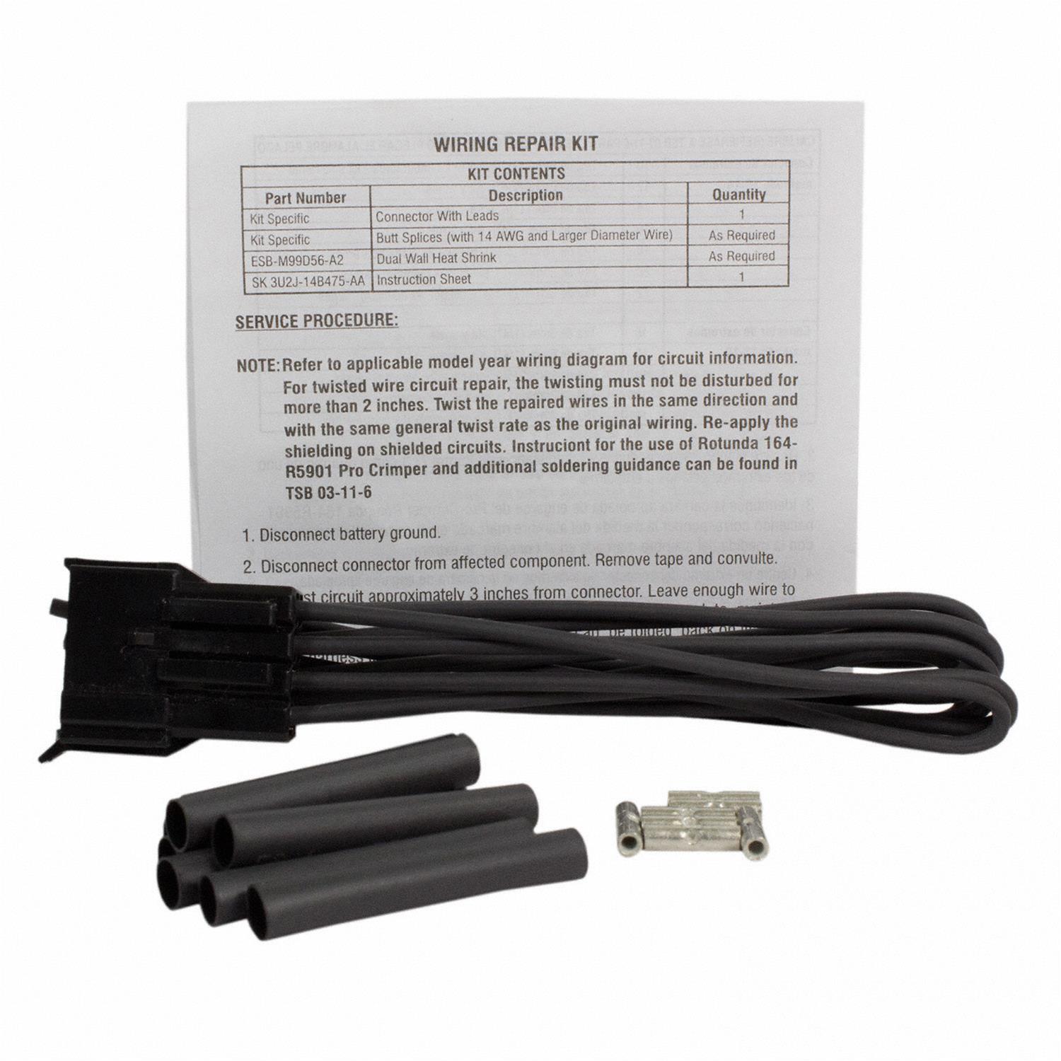 Motorcraft 3U2Z14S411FSA Motorcraft Wiring Connectors | Summit Racing