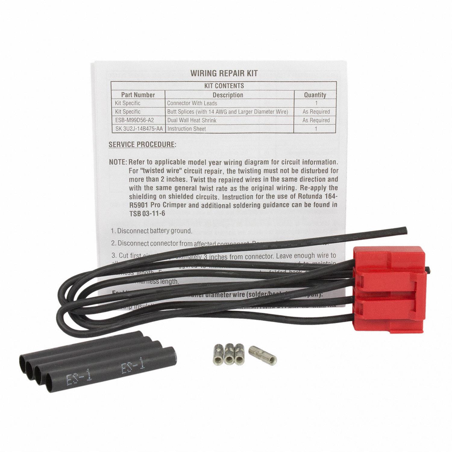 Motorcraft 3U2Z14S411MCA Motorcraft Wiring Connectors | Summit Racing