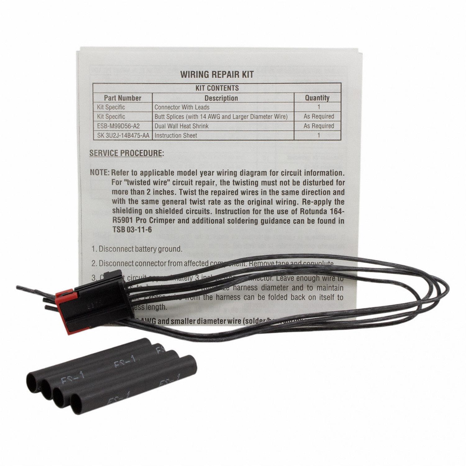 Motorcraft 3U2Z14S411XHA Motorcraft Wiring Connectors | Summit Racing