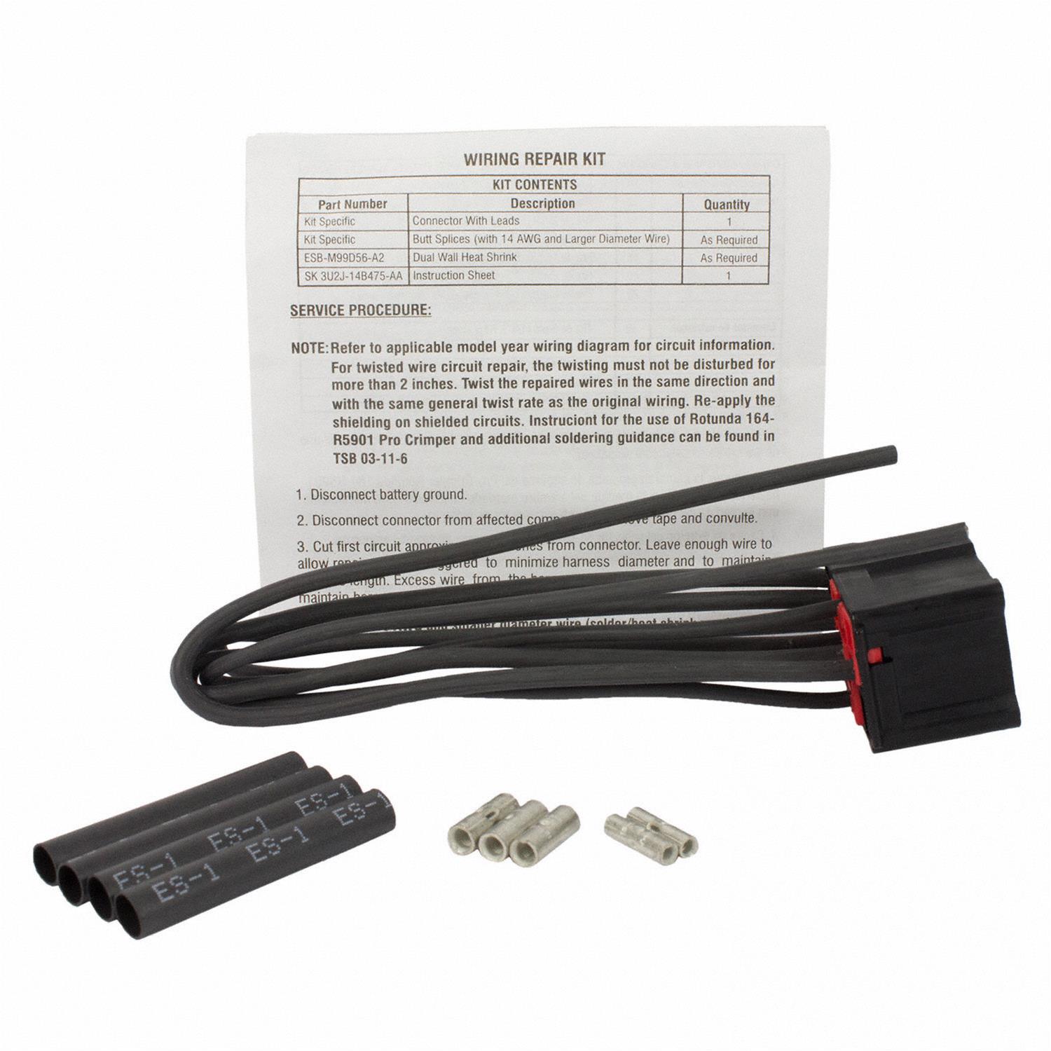 Motorcraft 3U2Z14S411ZVA Motorcraft Wiring Connectors | Summit Racing