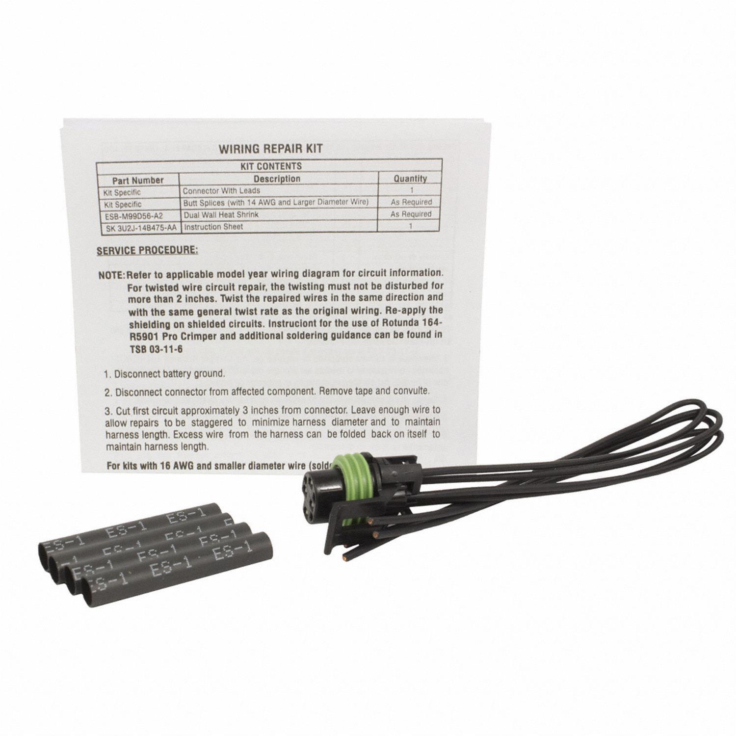 Motorcraft 3U2Z14S411VFA Motorcraft Wiring Connectors | Summit Racing