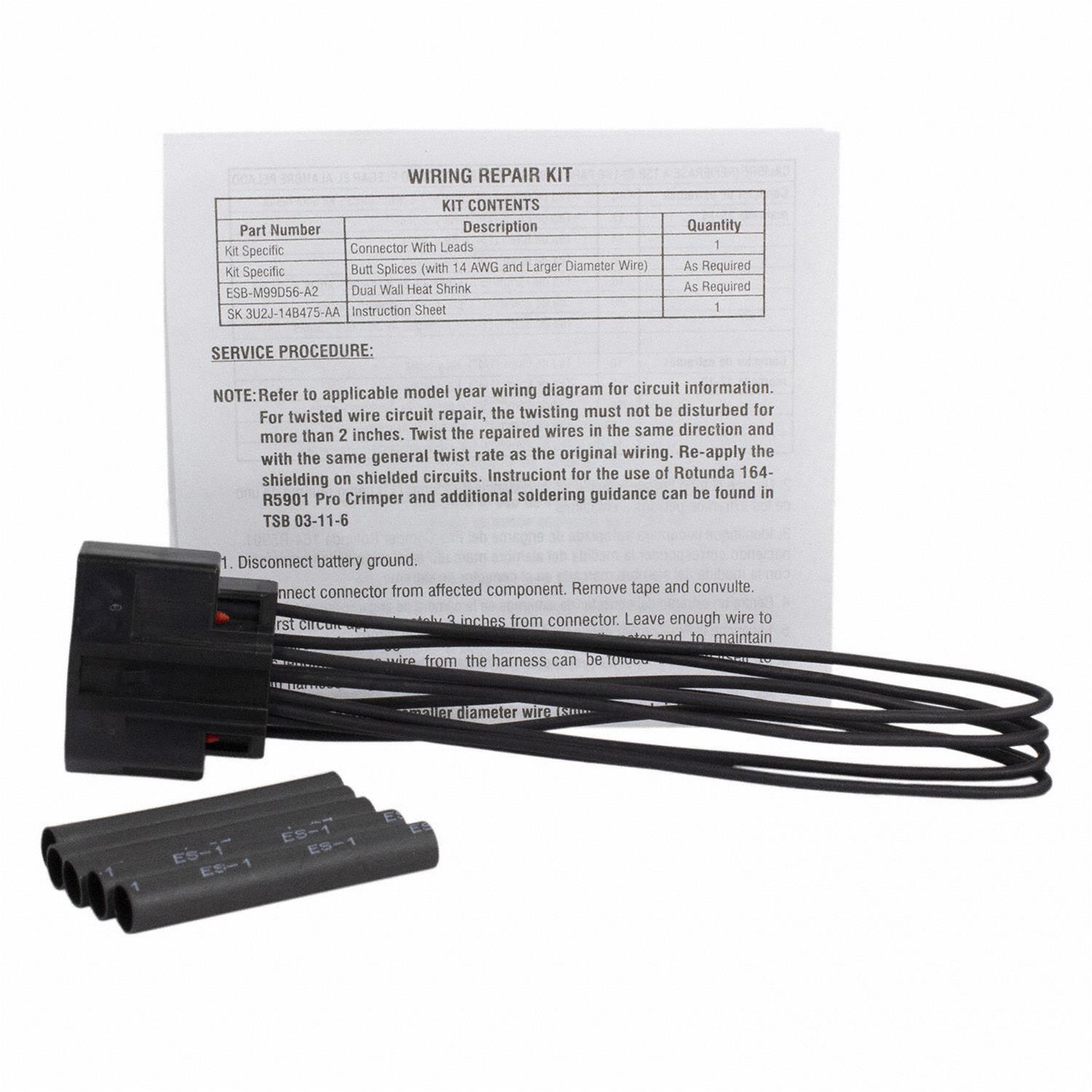 Motorcraft 3U2Z14S411BFAA Motorcraft Wiring Connectors | Summit Racing