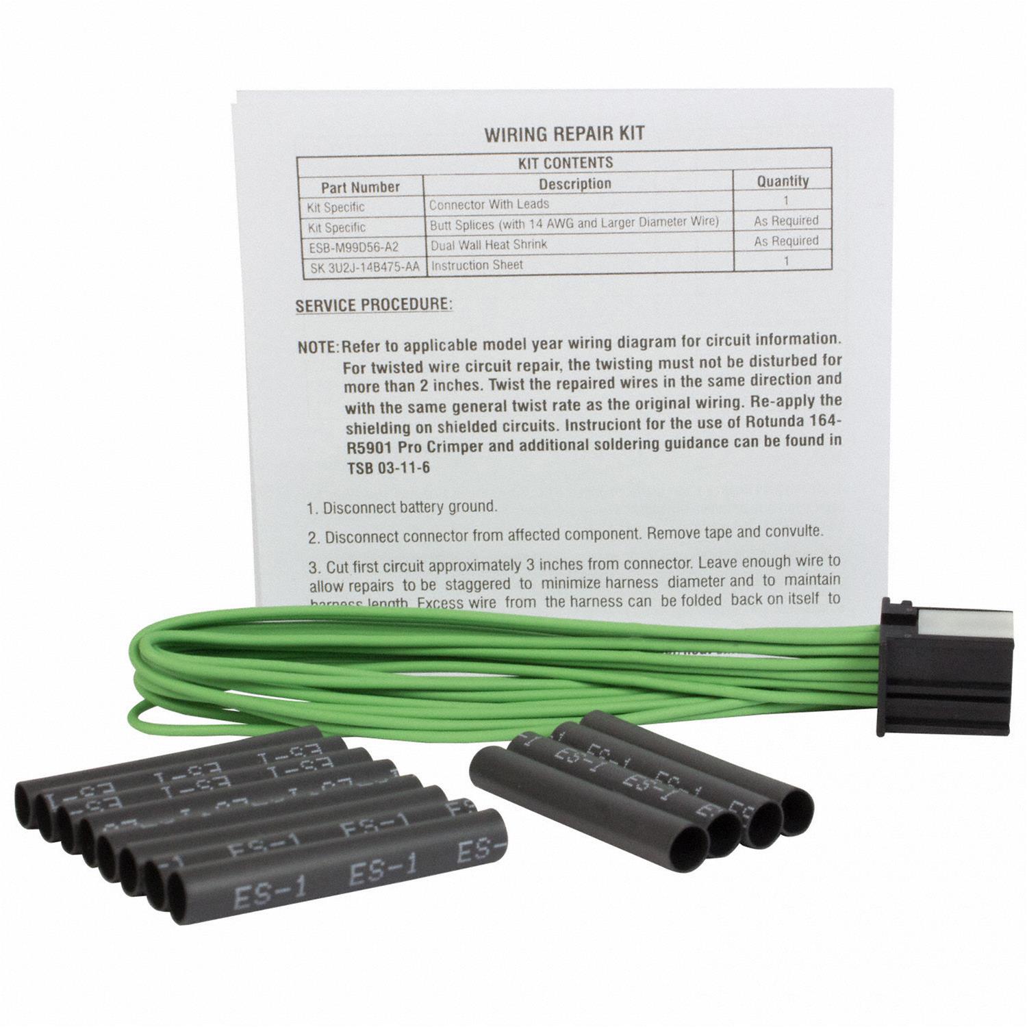 Motorcraft 9U2Z14S411DA Motorcraft Wiring Connectors | Summit Racing