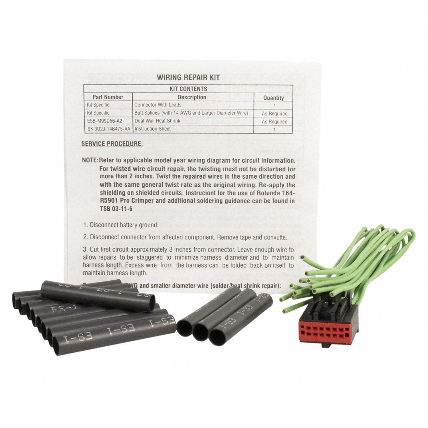 Motorcraft 9U2Z14S411GA Motorcraft Wiring Connectors | Summit Racing