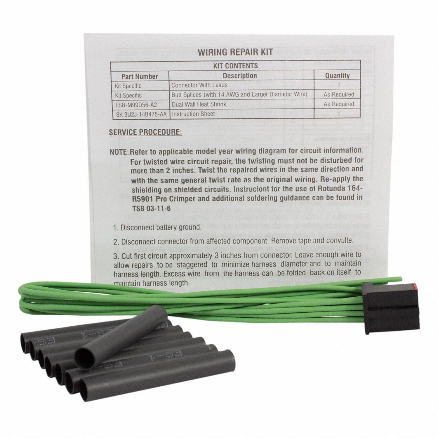 Motorcraft 9U2Z14S411RA Motorcraft Wiring Connectors | Summit Racing
