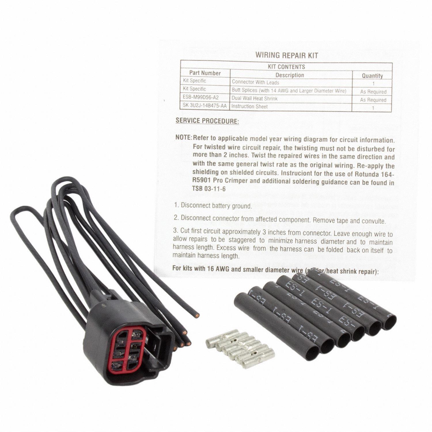 Motorcraft 3U2Z14S411MLB Motorcraft Wiring Connectors | Summit Racing