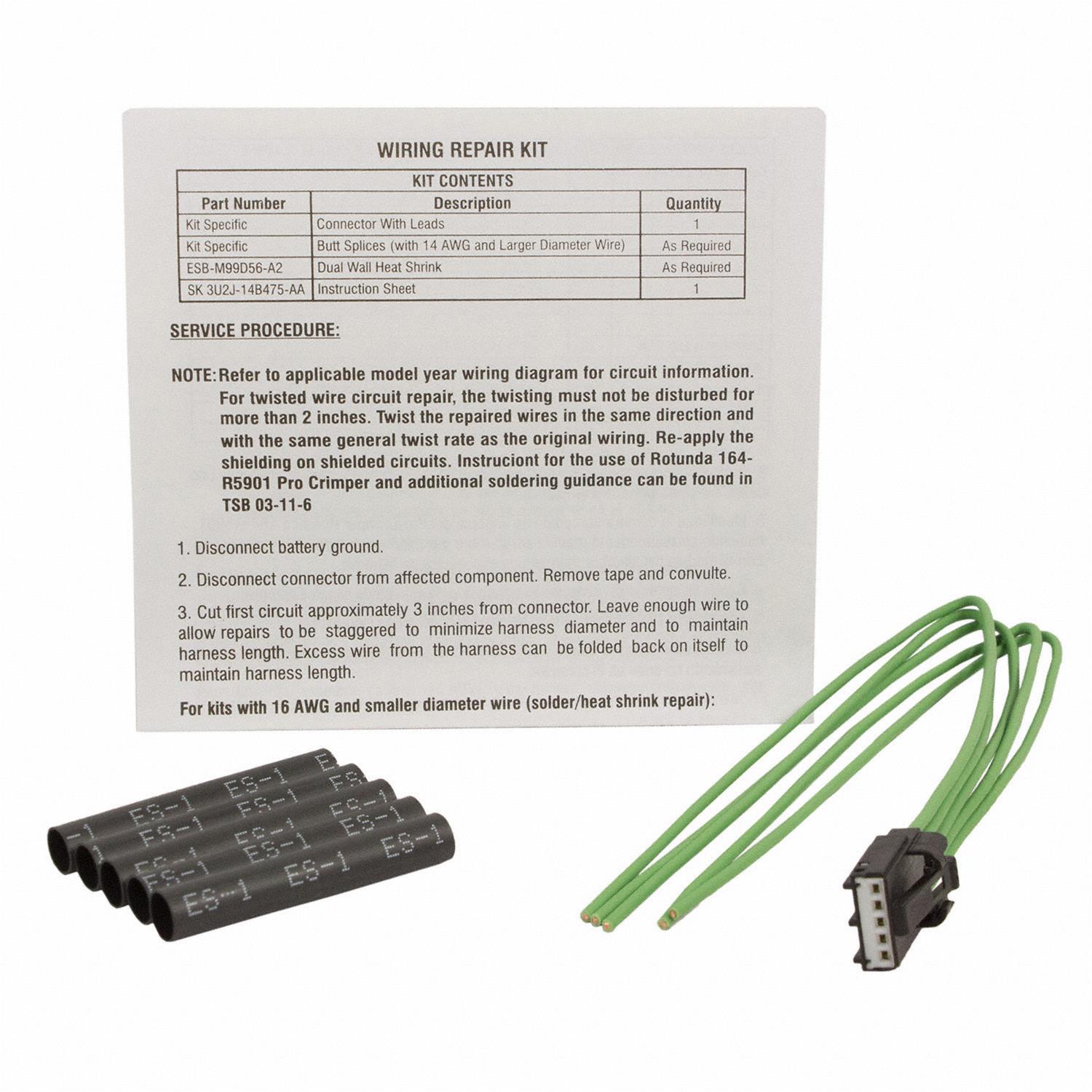 Motorcraft 6U2Z14S411SB Motorcraft Wiring Connectors | Summit Racing