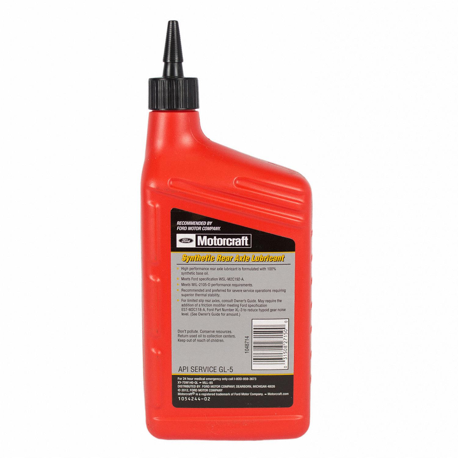 Motorcraft XY75W140QL Motorcraft Rear Axle Lubricant | Summit Racing