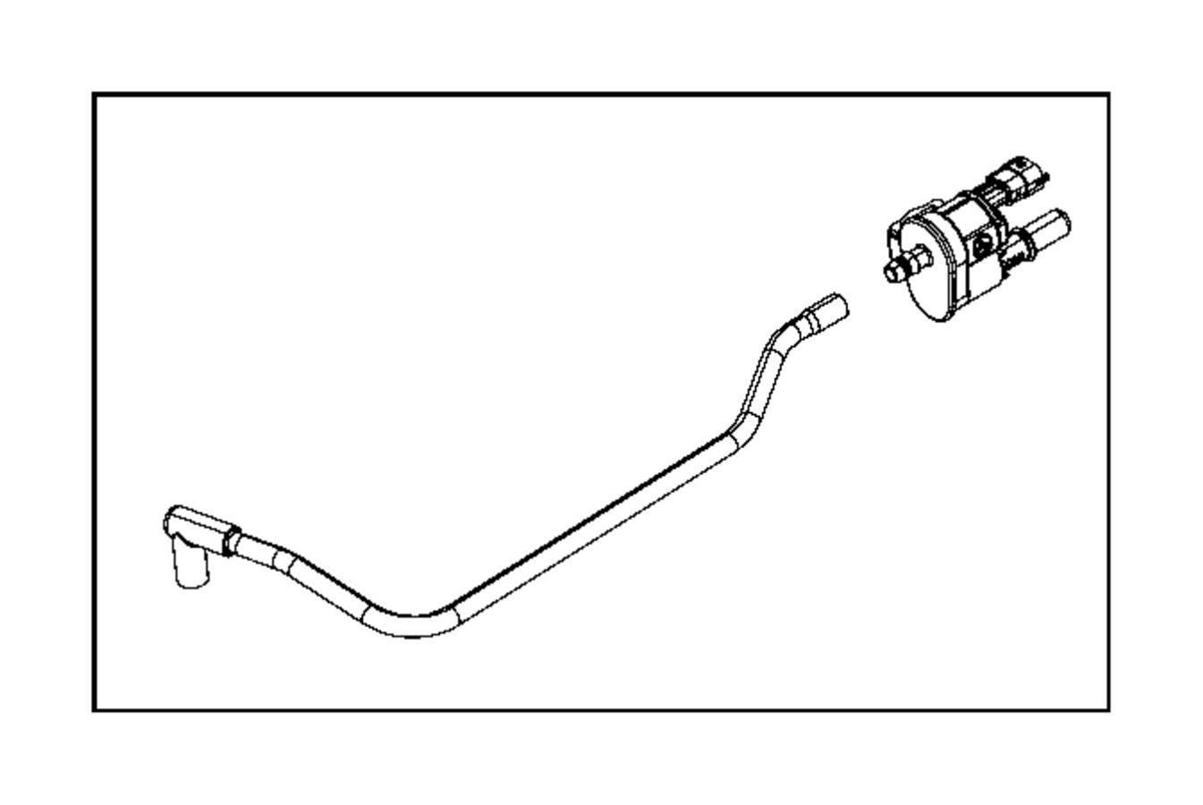 Mopar Replacement 04627694AB Mopar Replacement Vapor Canister Purge ...