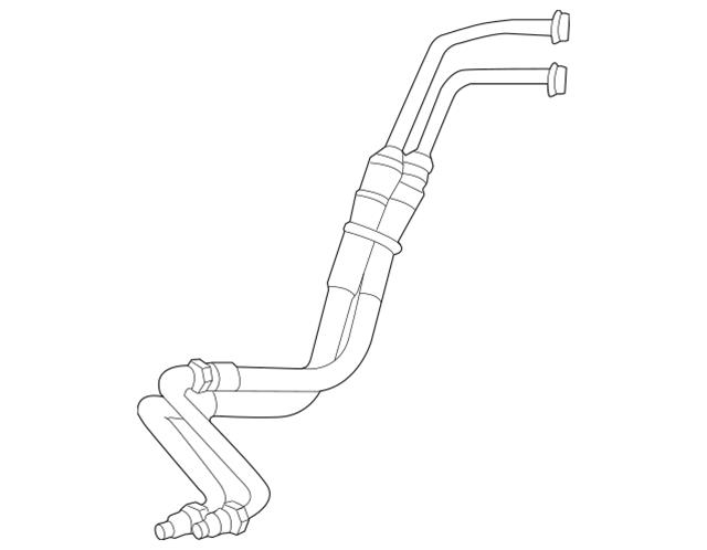 Mopar Replacement 05005204AG Mopar Replacement Engine Oil Cooler Lines ...