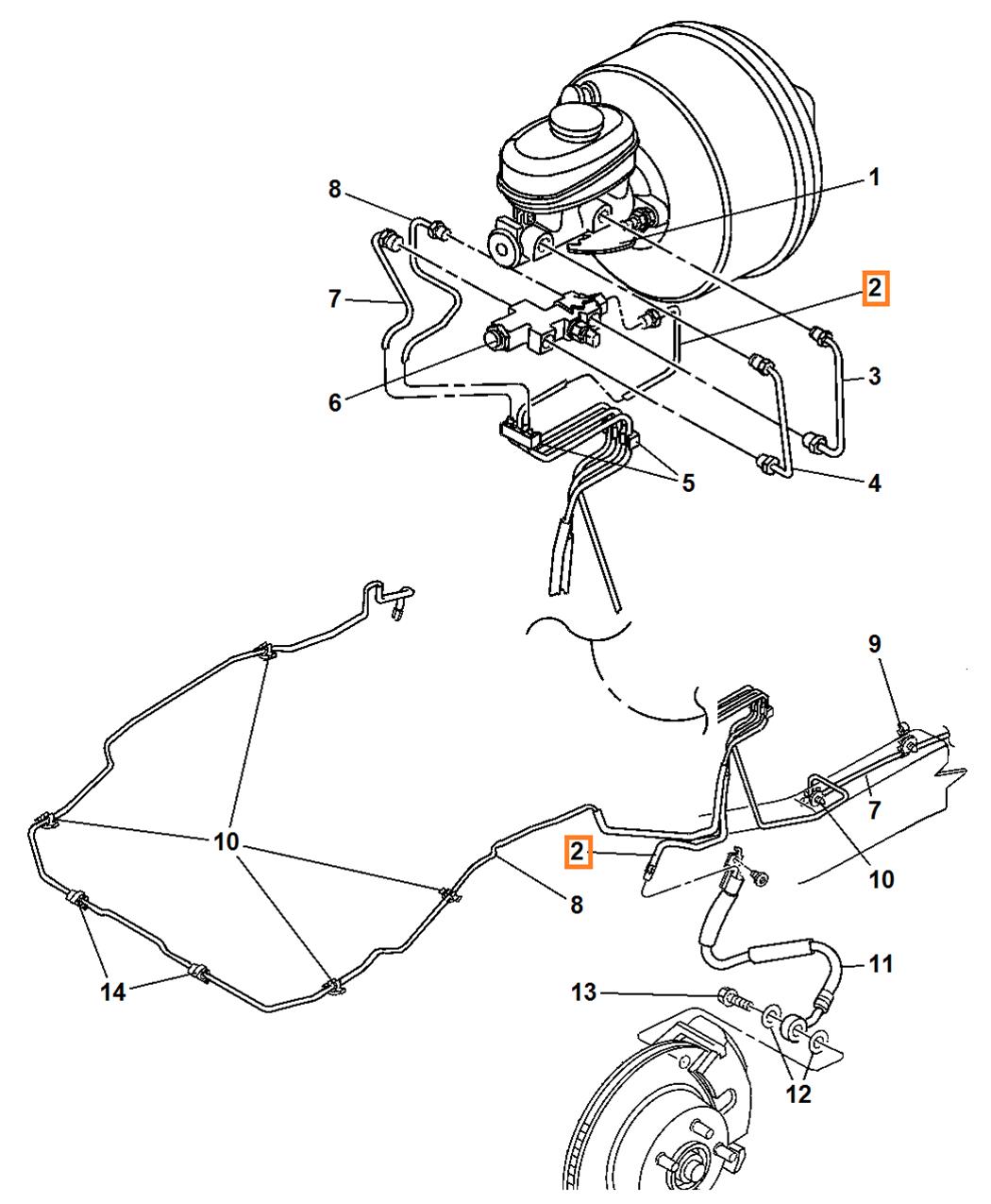 Mopar Replacement 52008443 Mopar Replacement Brake Lines | Summit Racing