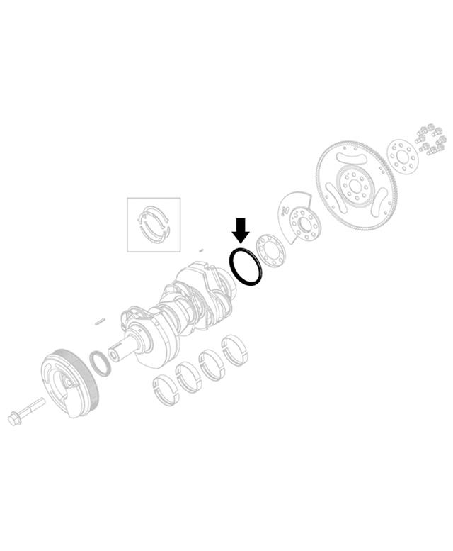 Mopar Replacement 68148406AA Mopar Replacement Rear Main Seals | Summit ...