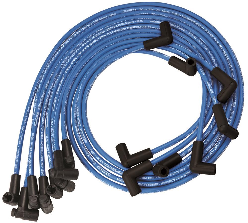 7 Mm Copper Core Spark Plug Wire Moroso Blue Max 8mm Spiral Core Spark ...