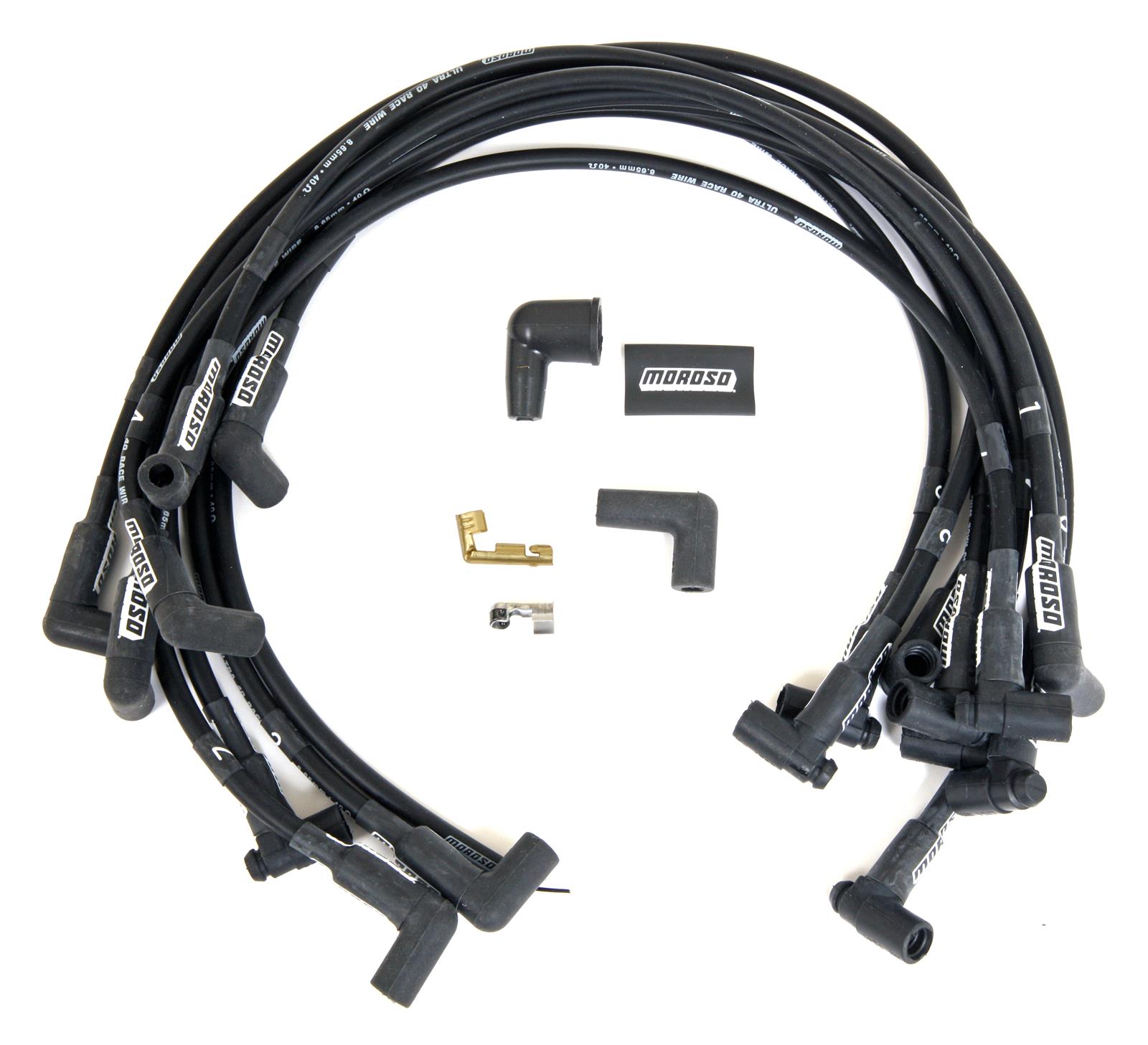 Moroso 73707 Moroso Ultra 40 Unsleeved Custom-Fit Wire Sets | Summit Racing