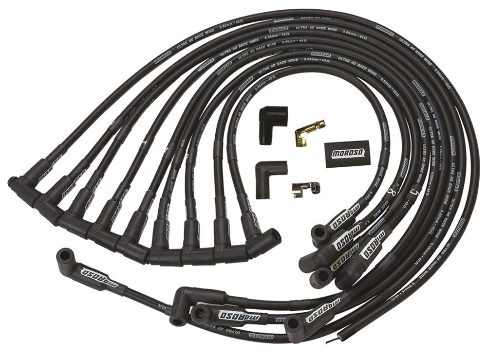 Moroso 73709 Moroso Ultra 40 Unsleeved Custom-Fit Wire Sets | Summit Racing