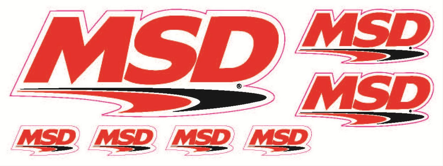MSD Ignition 9303 MSD Decals | Summit Racing