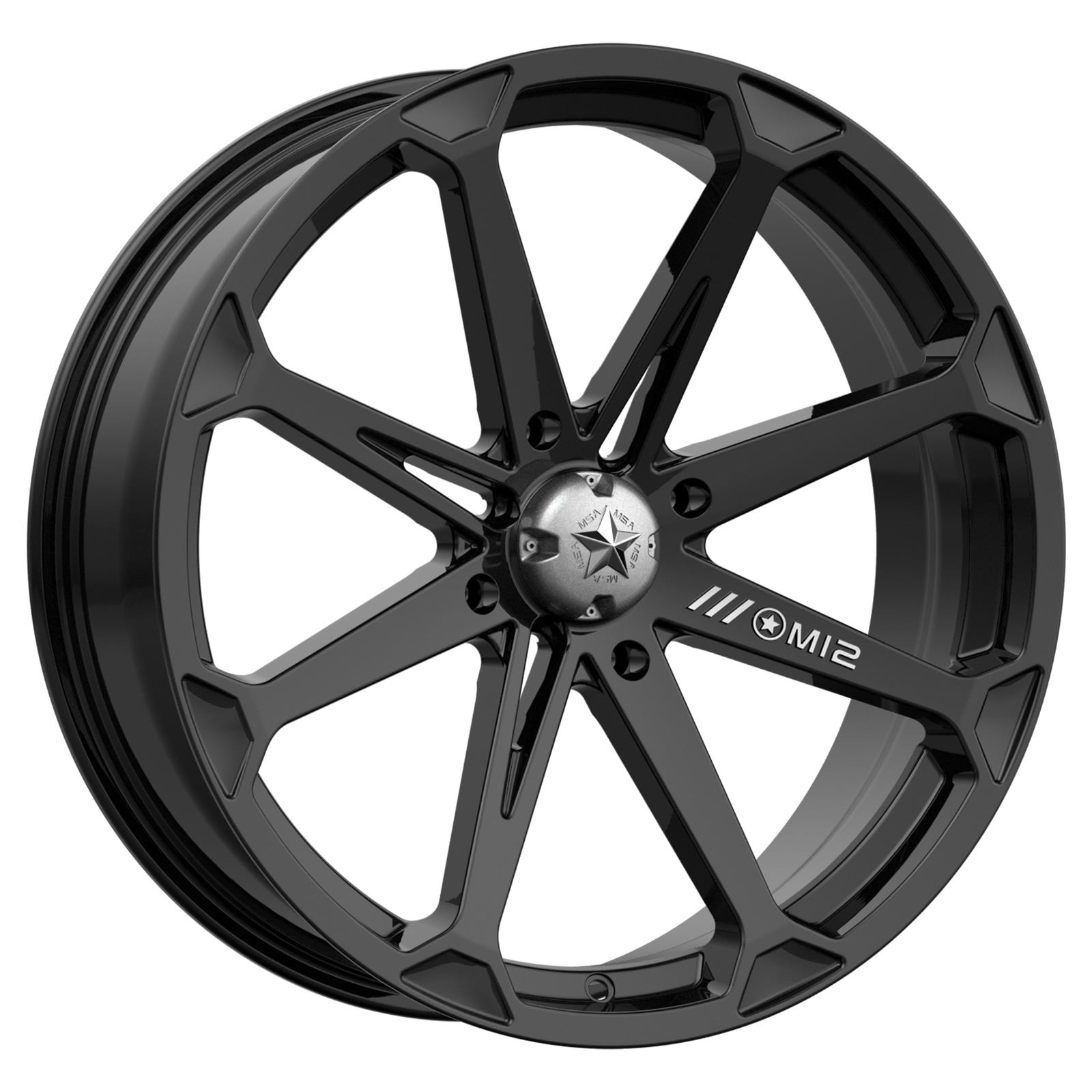 MSA Wheels M12-00756 MSA Wheels M12 Diesel Black Wheels | Summit Racing