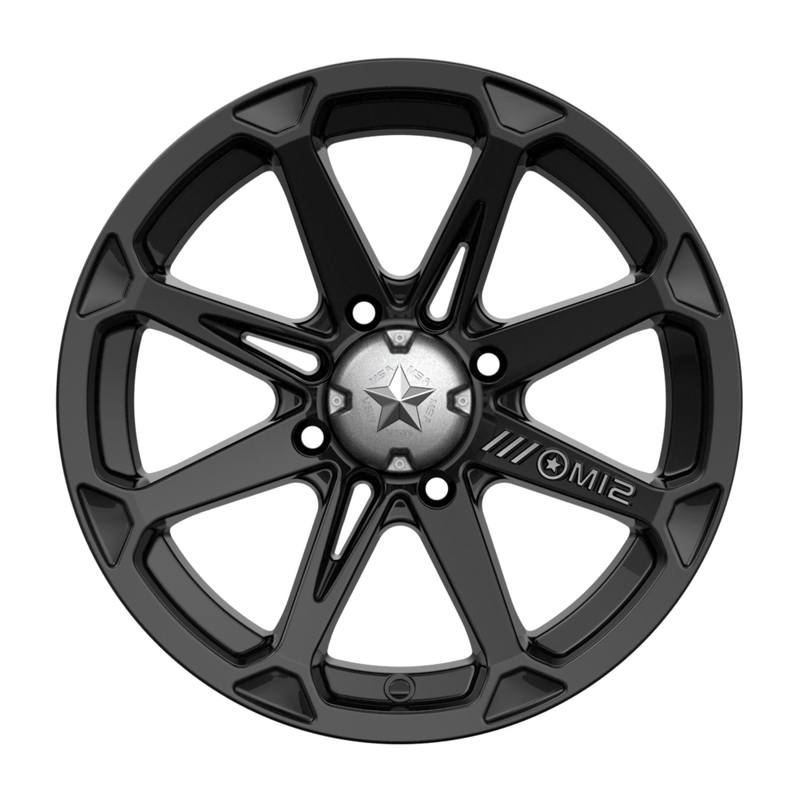 MSA Wheels M12-04756 MSA Wheels M12 Diesel Black Wheels | Summit Racing