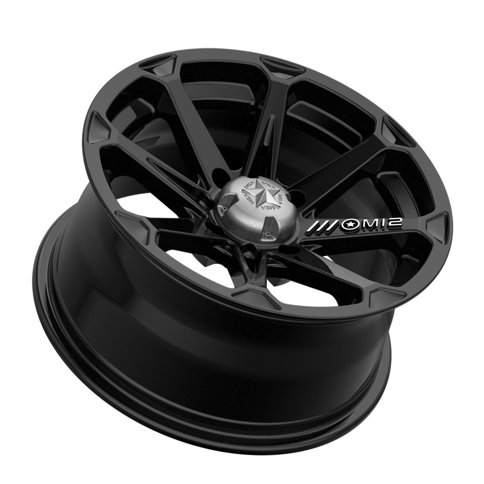 MSA Wheels M12-04756 MSA Wheels M12 Diesel Black Wheels | Summit Racing