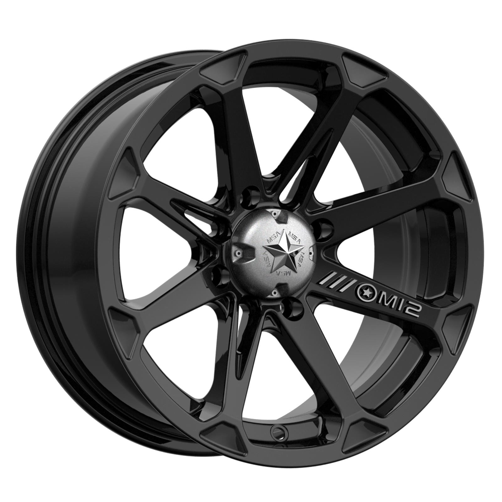 MSA Wheels M12-04756 MSA Wheels M12 Diesel Black Wheels | Summit Racing