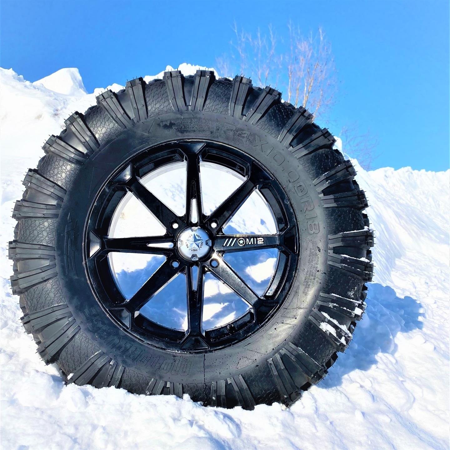 MSA Wheels M12-14756 MSA Wheels M12 Diesel Black Wheels | Summit Racing