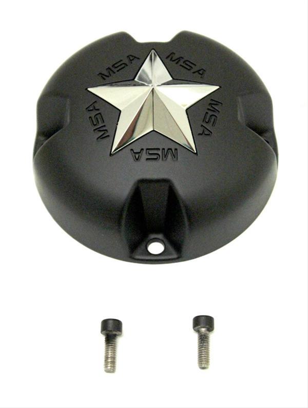 MSA Wheels MSA-CAP-F MSA Wheels Star Center Caps | Summit Racing