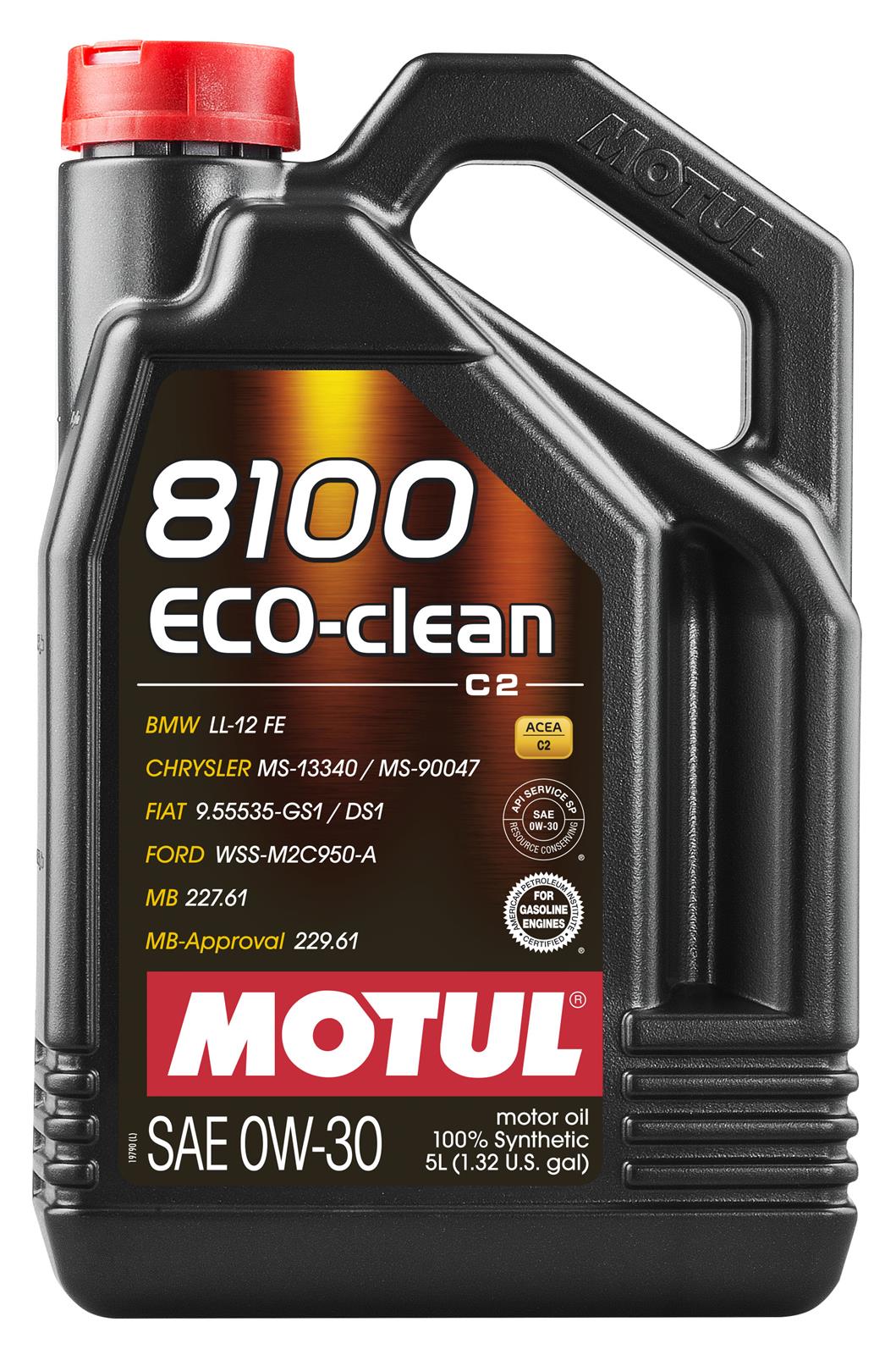 MOTUL 102889 Motul 8100 Eco-Clean Motor Oil | Summit Racing