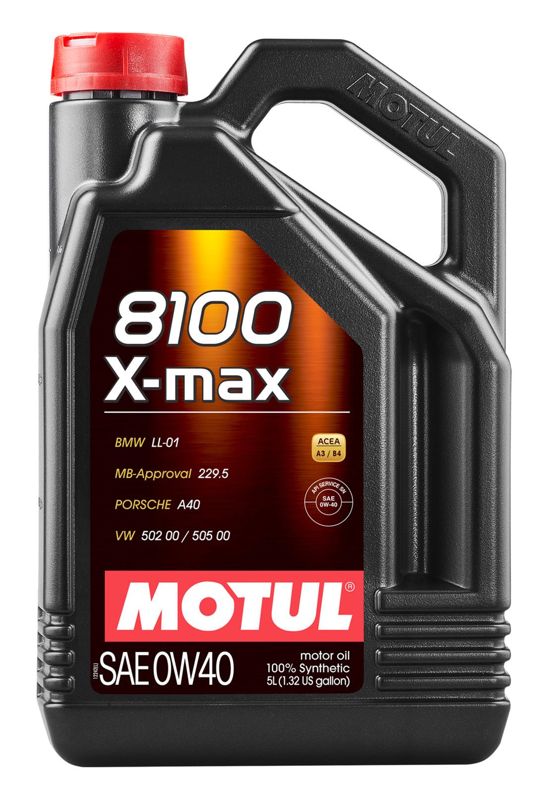 MOTUL MTL104533-4 Motul 8100 X-max Motor Oil | Summit Racing