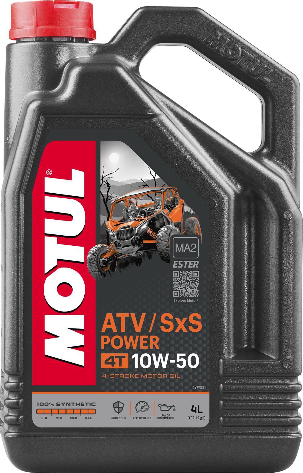 MOTUL 105901 Motul 4T ATV-SXS Power Synthetic Engine Oil | Summit Racing