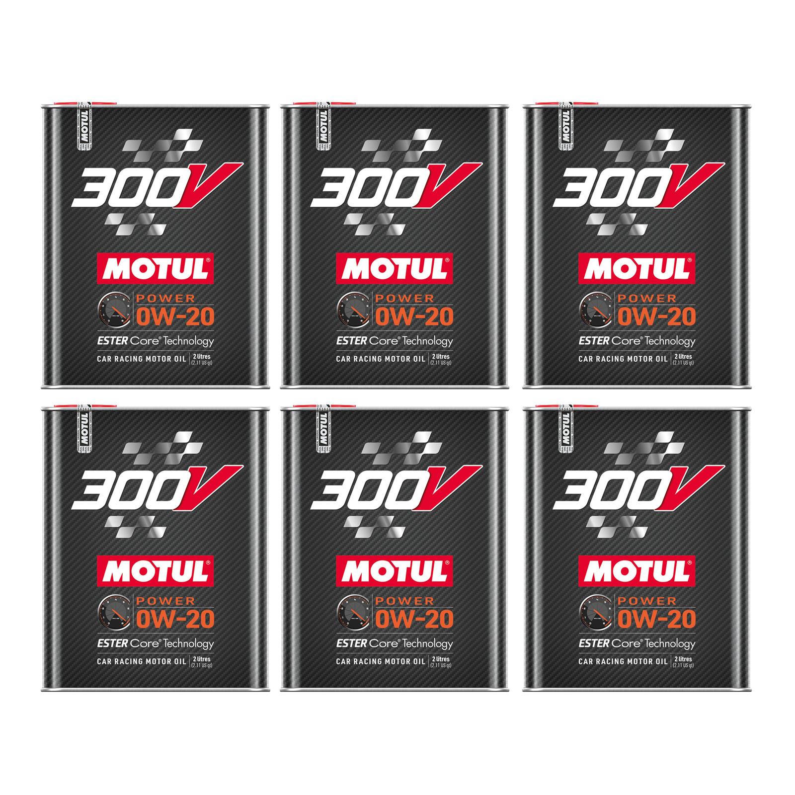 MOTUL 110813-6 Motul 300V Synthetic Power/Power Racing Motor Oil ...