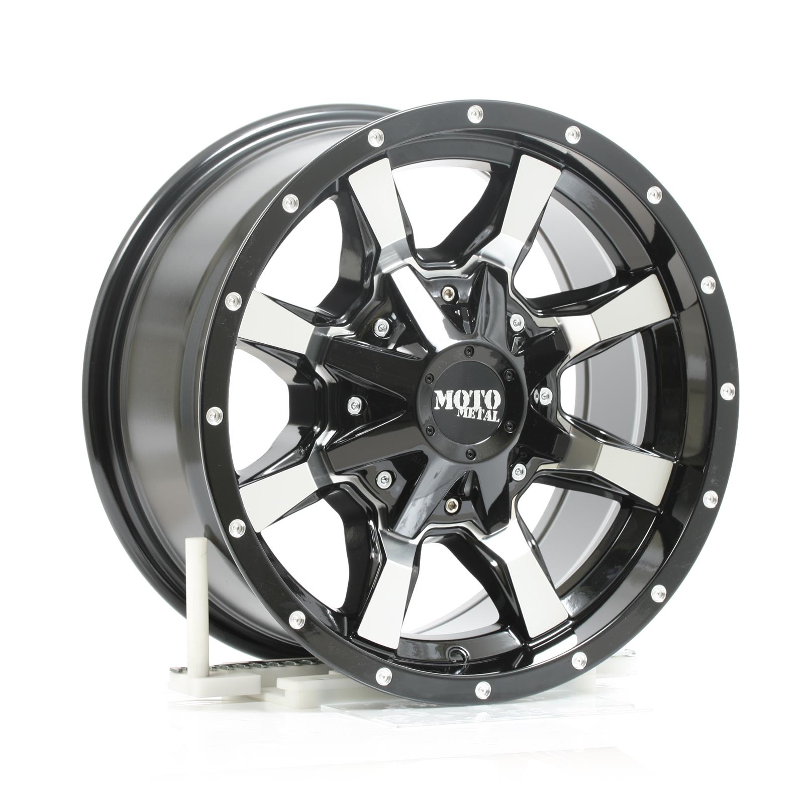 Moto Metal MO97068080300 Moto Metal Series MO970 Gloss Black with ...