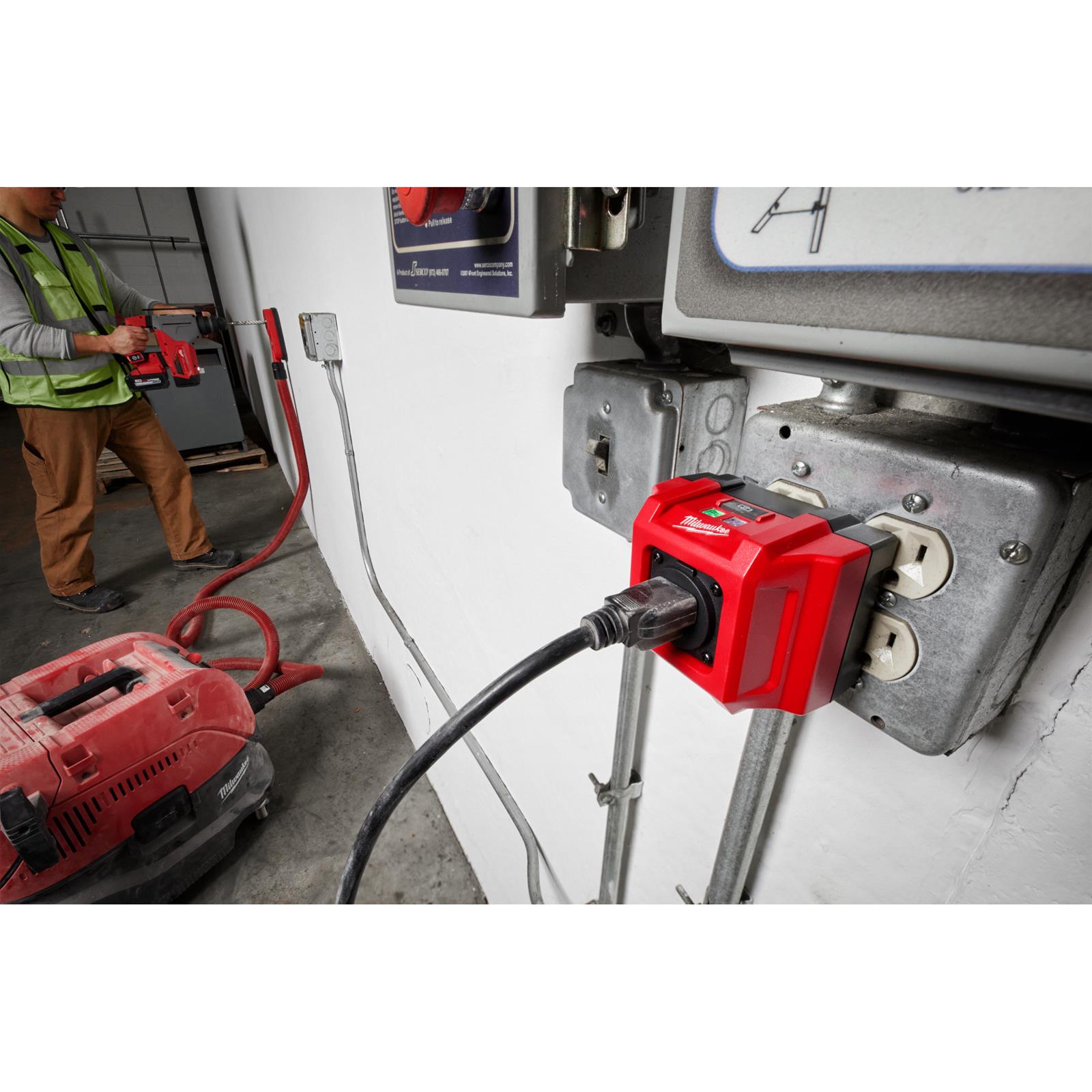 Milwaukee Tool 0950-20 Milwaukee Wireless Dust Control Adapter and ...