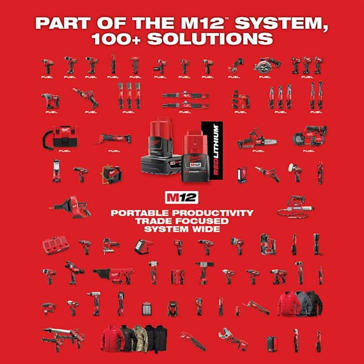 Milwaukee Tool 2022-T3-B15 Milwaukee M12 FUEL Tier 3 Cordless Tool ...