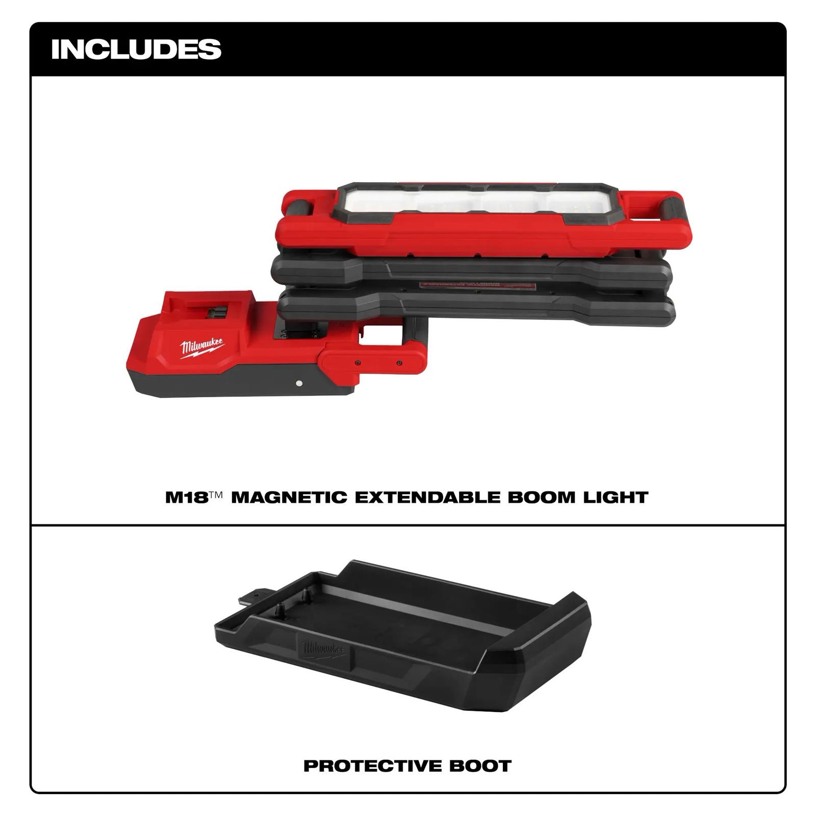 Milwaukee Tool 2129-20 Milwaukee M18 Magnetic Extendable Boom Lights ...