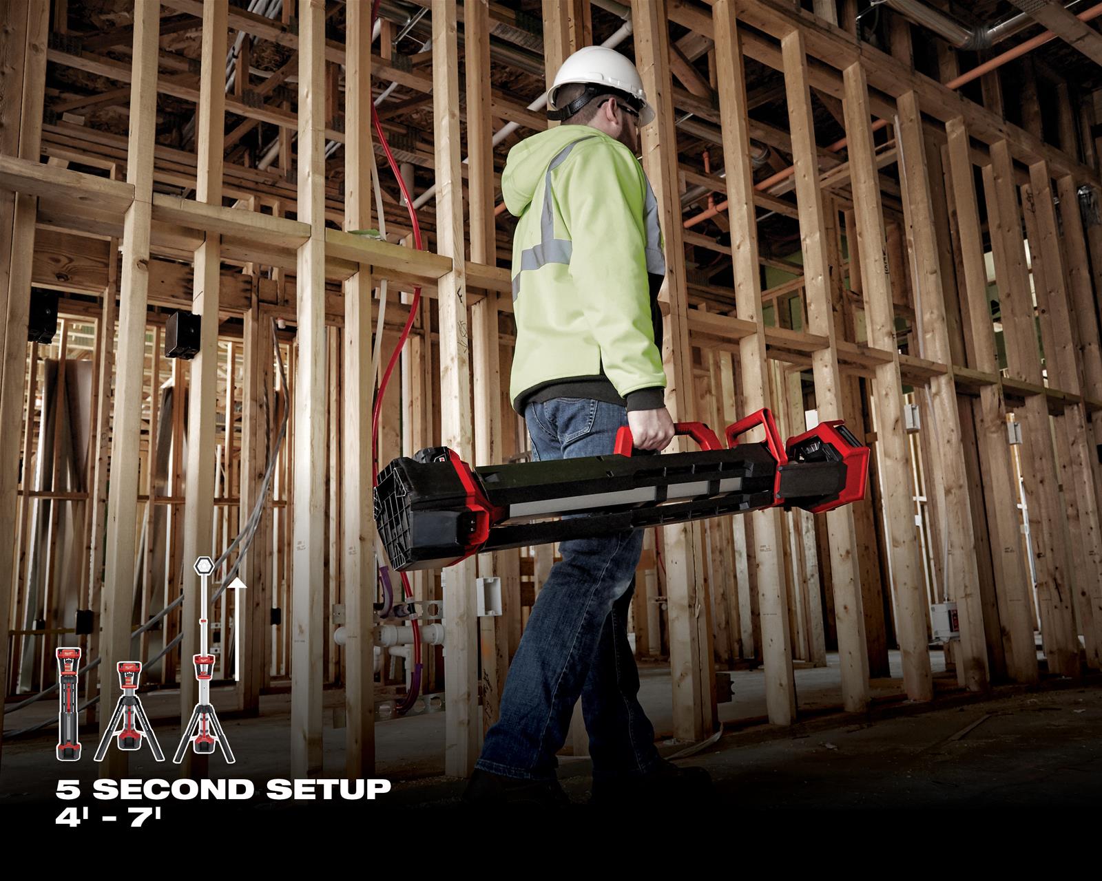 Milwaukee Tool 2131-20 Milwaukee M18 ROCKET Dual Power Tower Lights ...