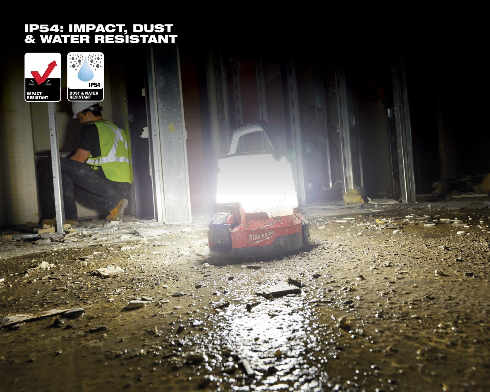 Milwaukee Tool 2145-20 Milwaukee M18 RADIUS Compact Site Lights ...