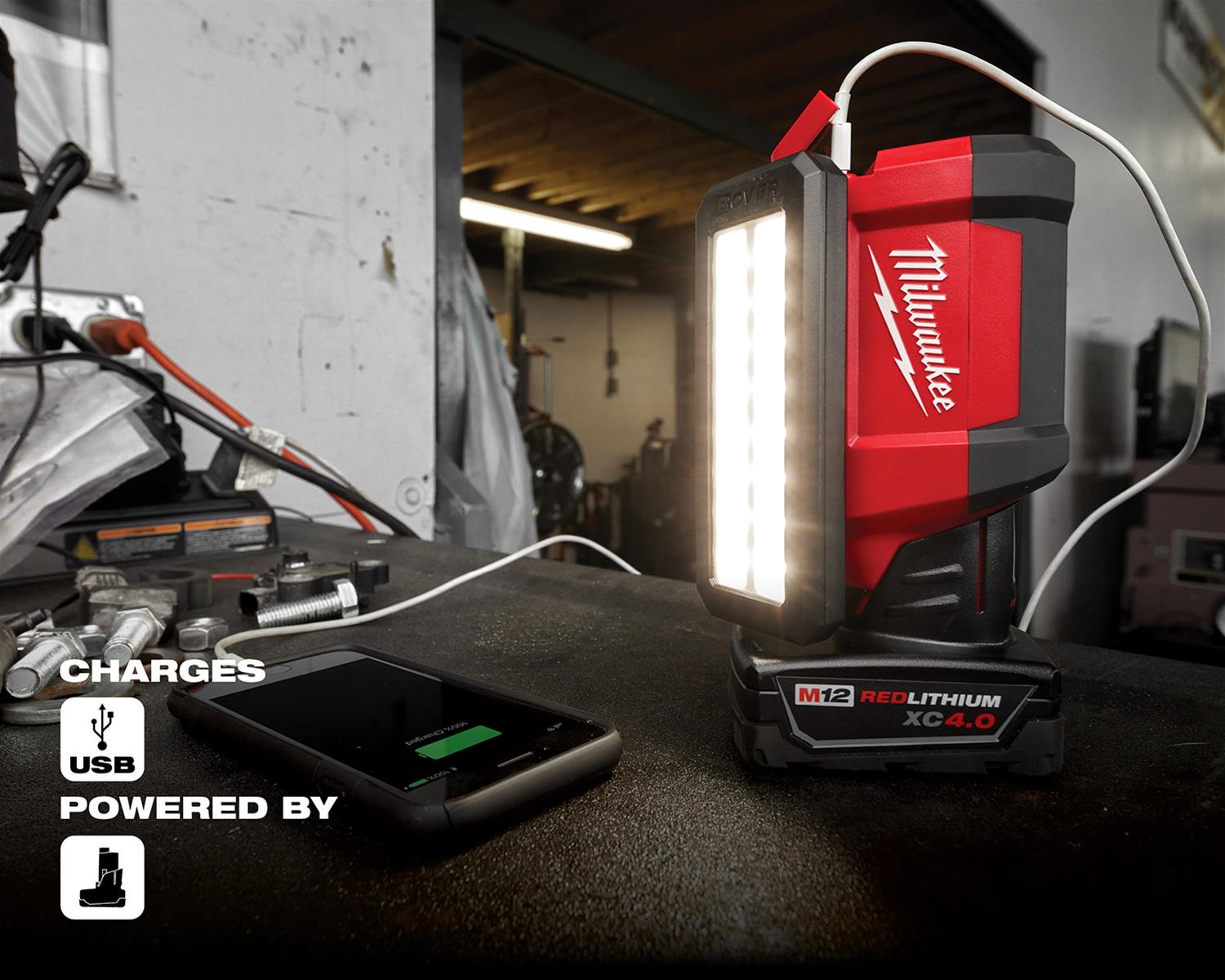 Milwaukee Tool 2367-20 Milwaukee M12 ROVER Service and Repair Flood ...