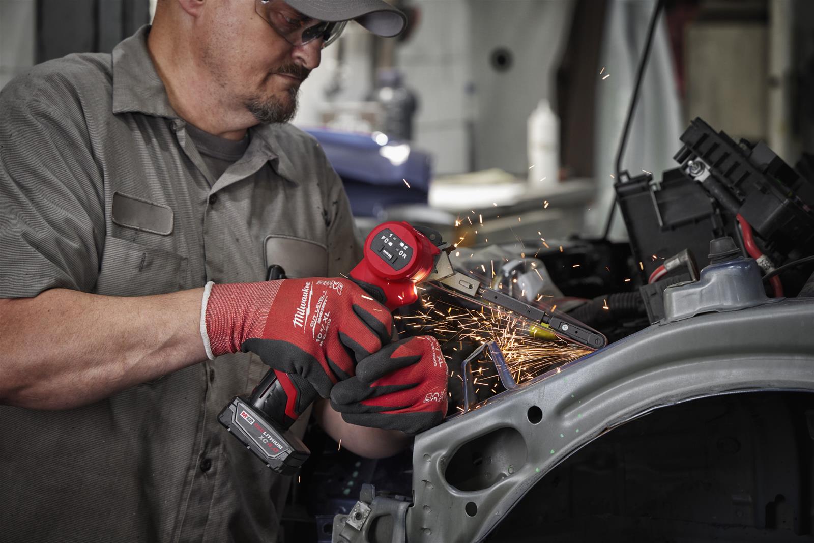 Milwaukee Tool 2482-20 Milwaukee M12 FUEL Cordless Lithium-Ion Bandfile ...