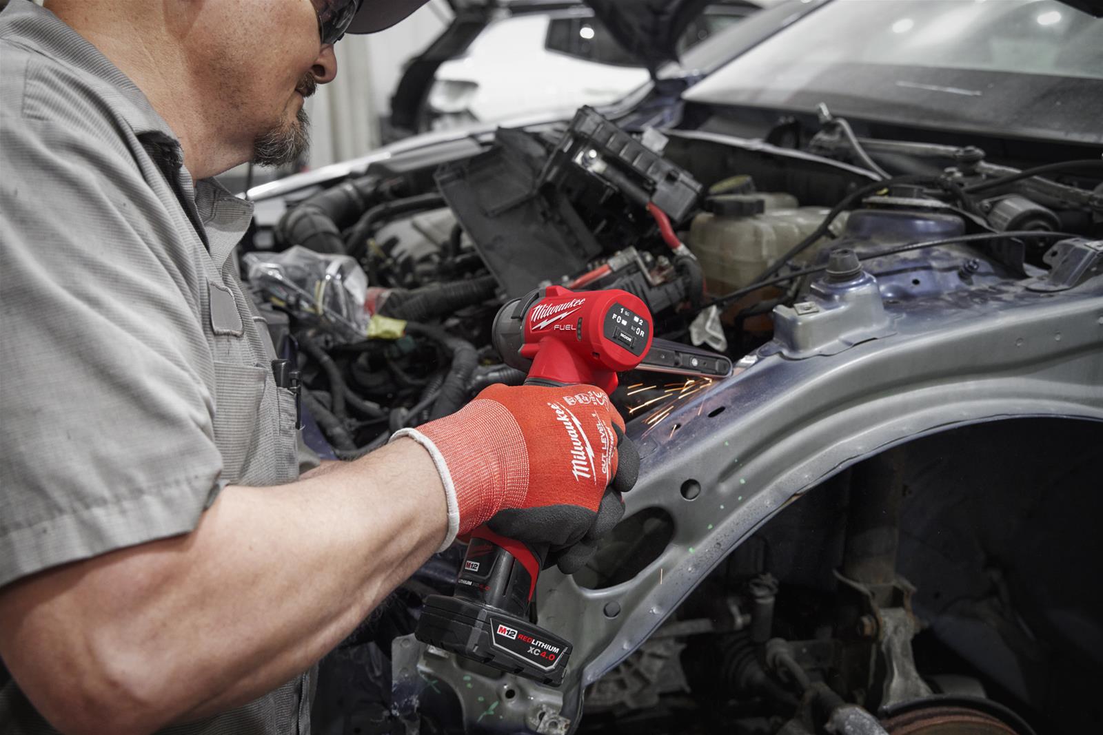 Milwaukee Tool 2483-20 Milwaukee M12 FUEL Cordless Lithium-Ion Bandfile ...