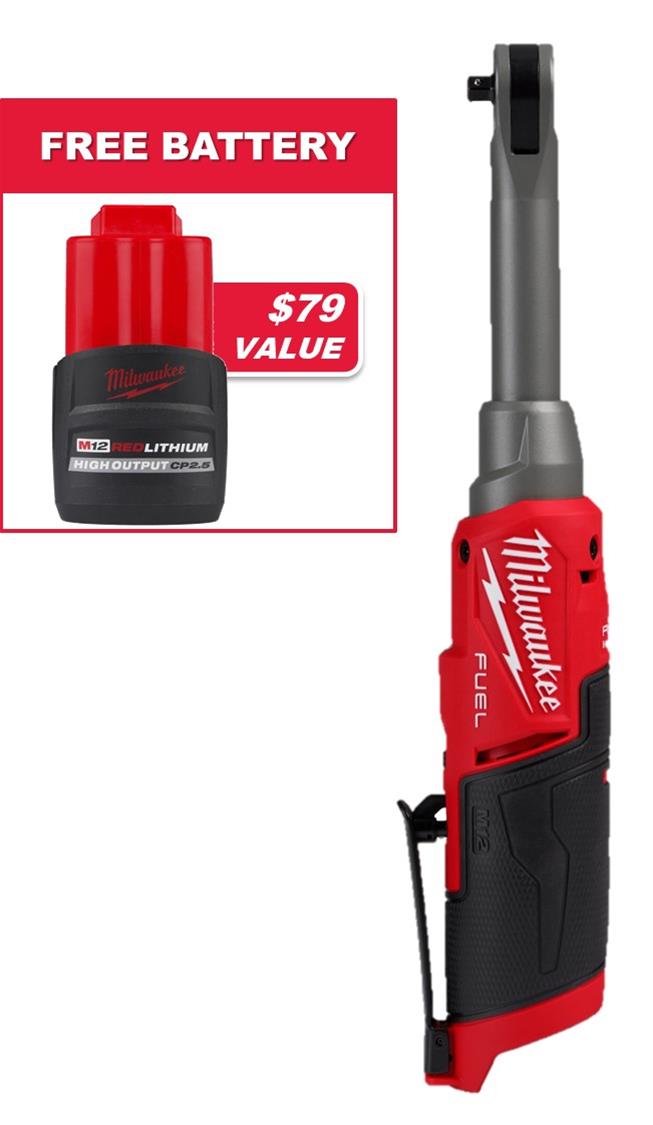 Milwaukee Tool 2568-20 Milwaukee M12 FUEL 1/4 in. Extended-Reach High ...