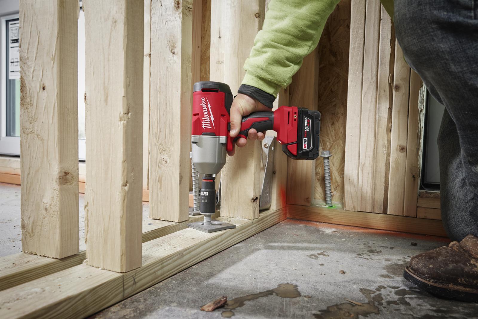 Milwaukee Tool 2666-20 Milwaukee M18 Brushless 1/2 in. High-Torque ...