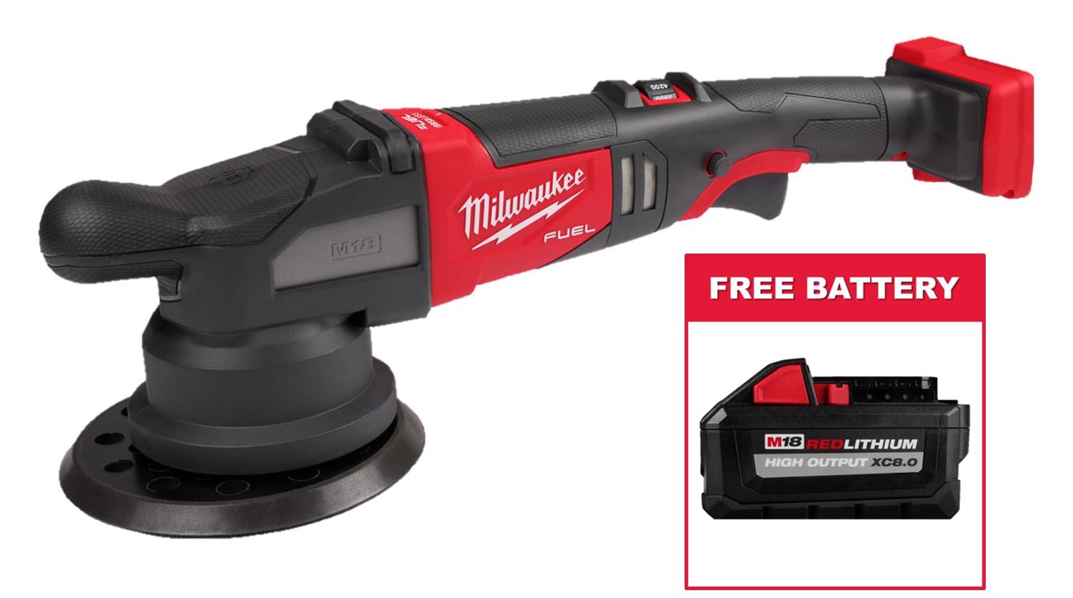 Milwaukee Tool 2685-20 Milwaukee M18 FUEL Variable Speed Polishers ...