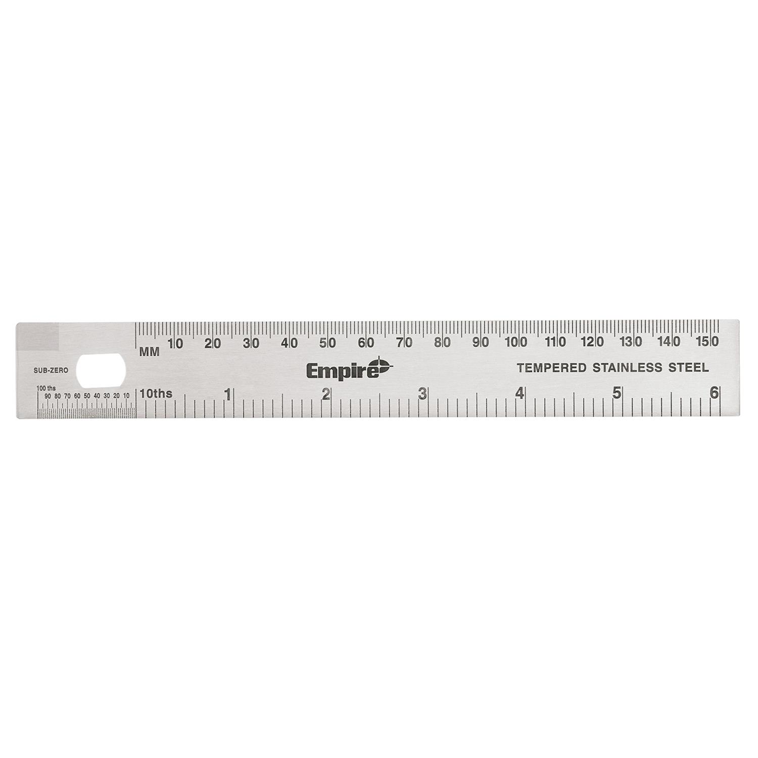 Empire Level 27303 Milwaukee Empire 6 in. Stiff Rulers | Summit Racing
