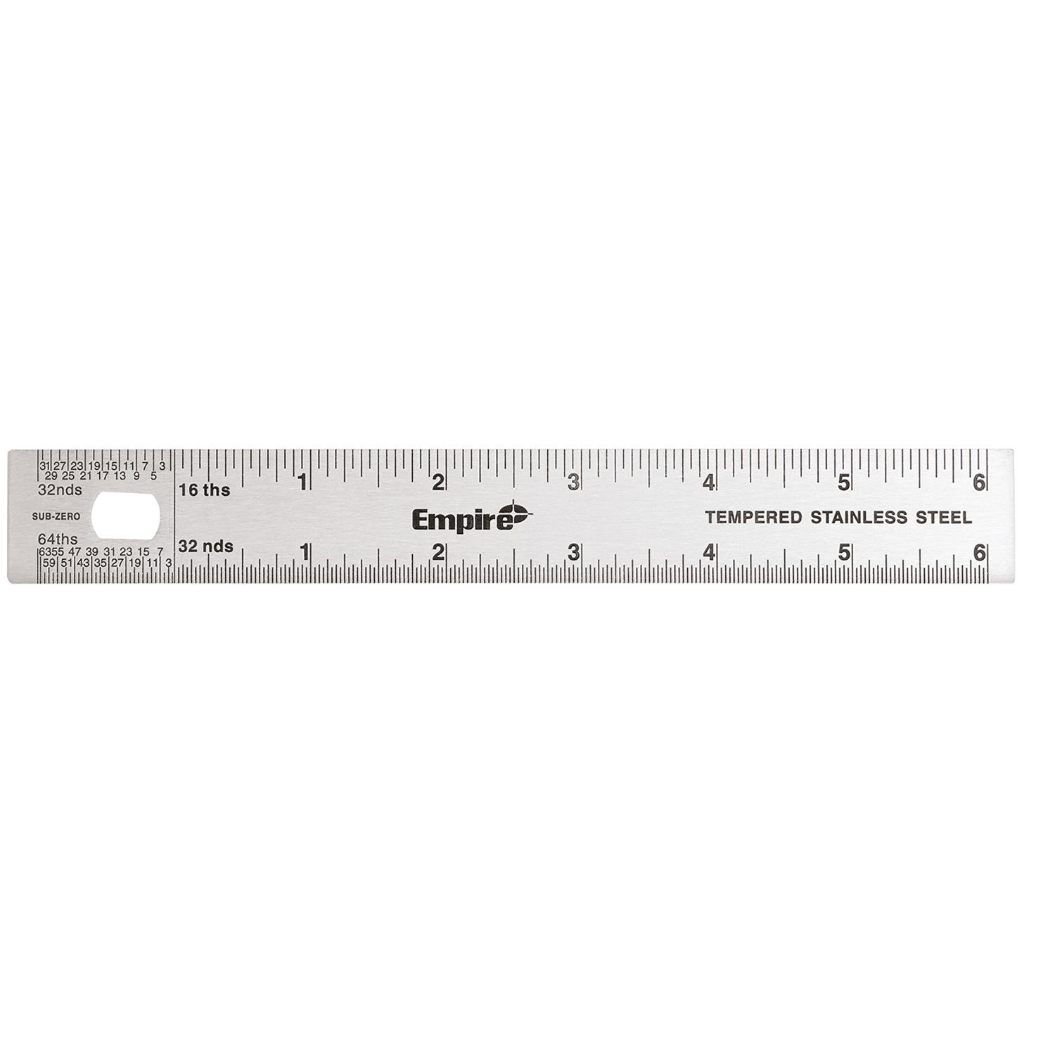 Empire Level 27303 Milwaukee Empire 6 in. Stiff Rulers | Summit Racing