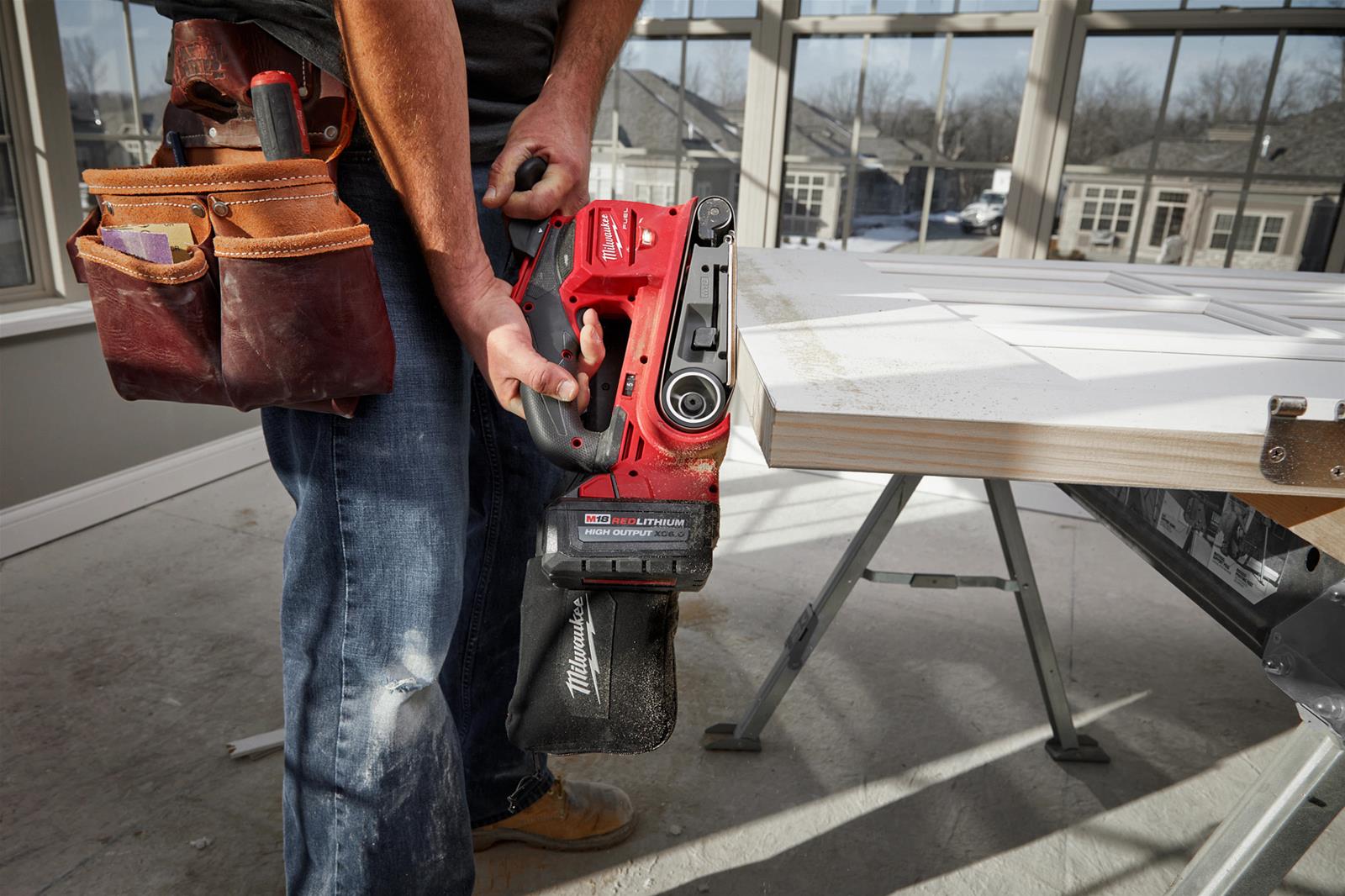 Milwaukee Tool 2832-20 Milwaukee M18 FUEL Cordless Belt Sanders ...